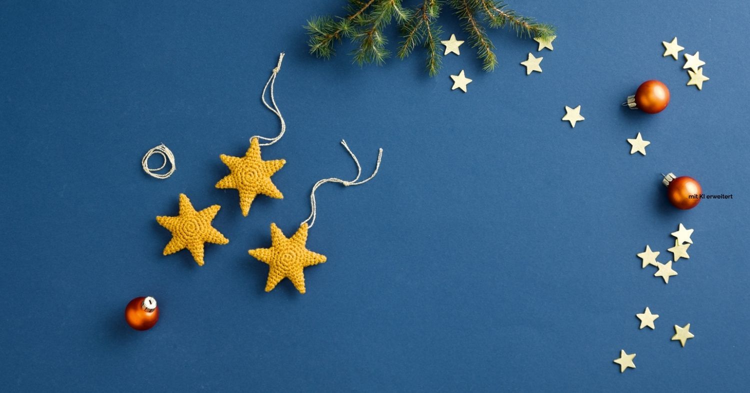 Baumschmuck häkeln: Funkelnder Stern | TOPP Blog
